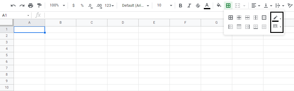 How Do I Format Borders In Google Sheets?