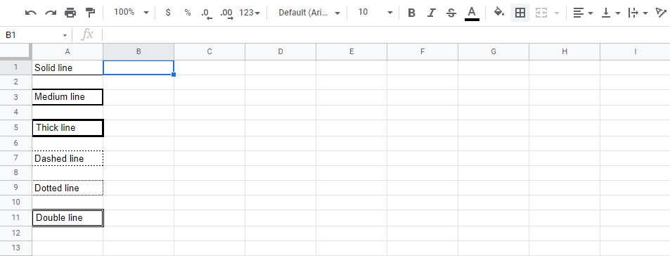 How Do I Format Borders In Google Sheets?
