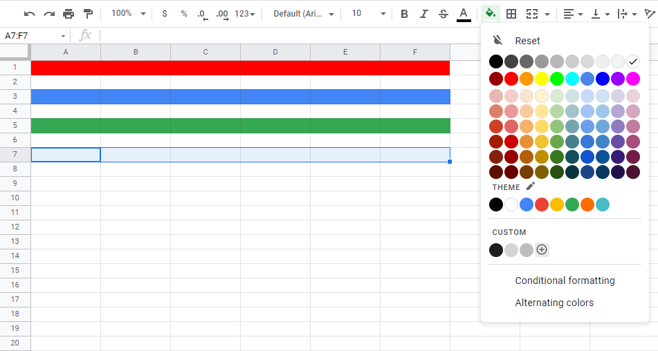 How Do I Format Colors In Google Sheets?