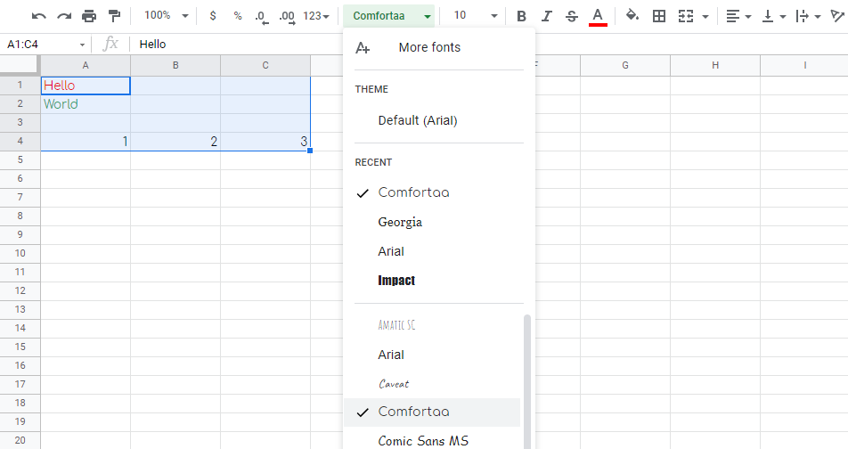 How Do You Format Fonts In Google Sheets?