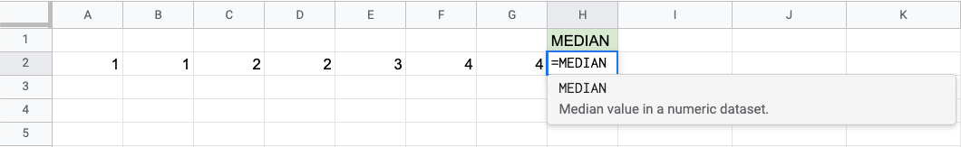What Is The Purpose Of The MEDIAN Function In Google Sheets?