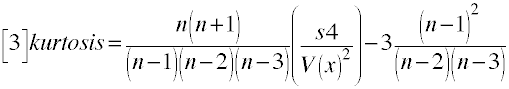 "What's The Significance Of The Various Formulas For Calculating Kurtosis?"