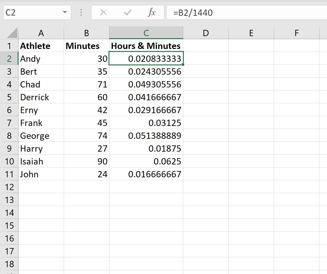 How Can I Convert Minutes To Hours And Minutes In Excel?"