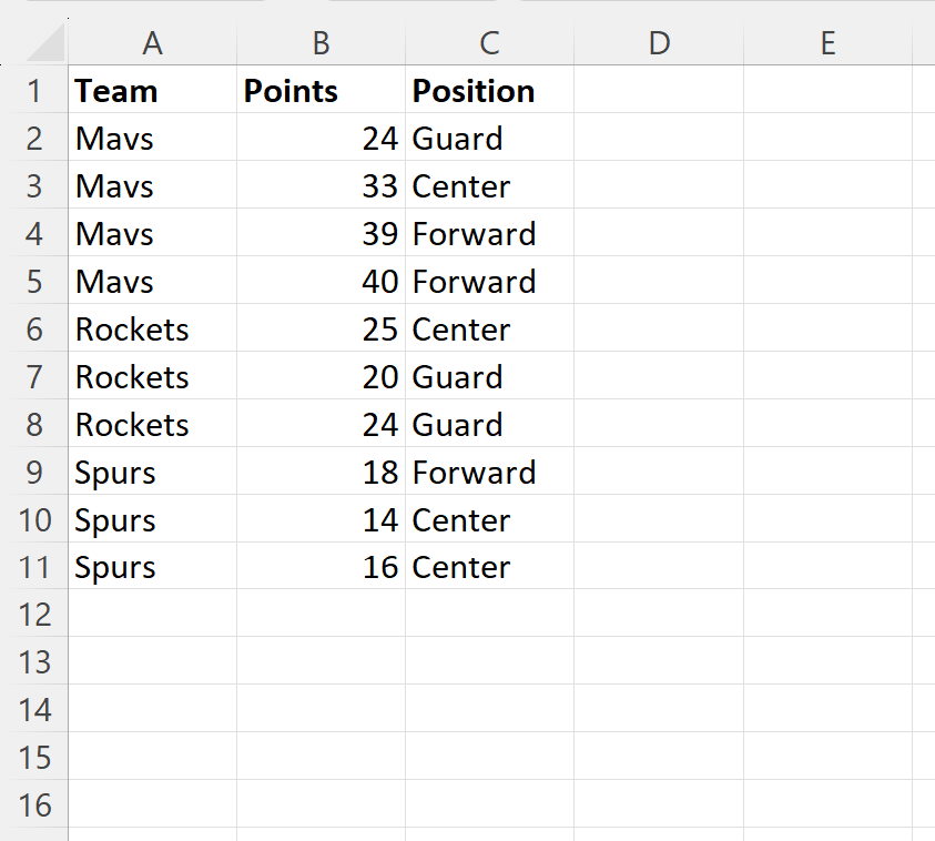 How Can I Use Excel To Find Unique Values In Non-adjacent Columns?