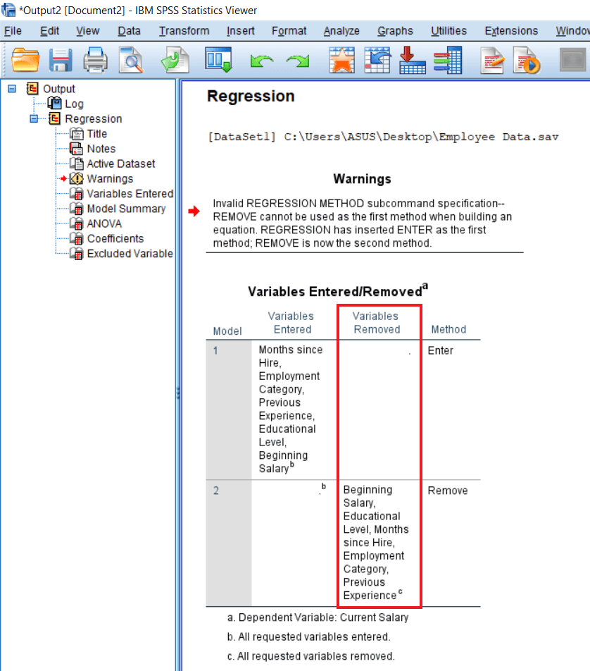 What Is The Role Of The Remove Method In Multiple Regression?