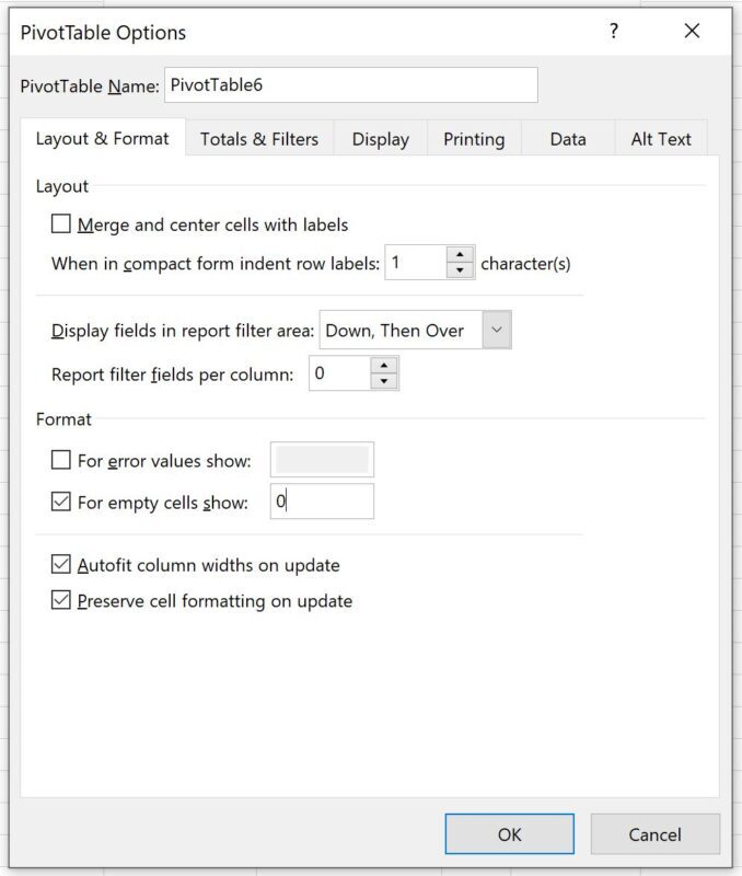 How Can I Remove Blanks In A Pivot Table In Excel?