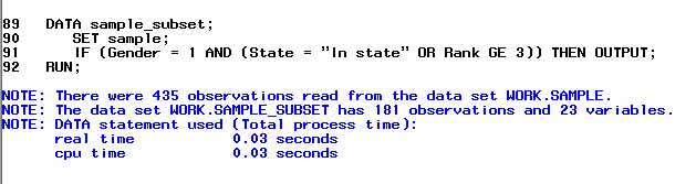 What Are Some Techniques For Subsetting And Splitting Datasets In Sas Tutorials