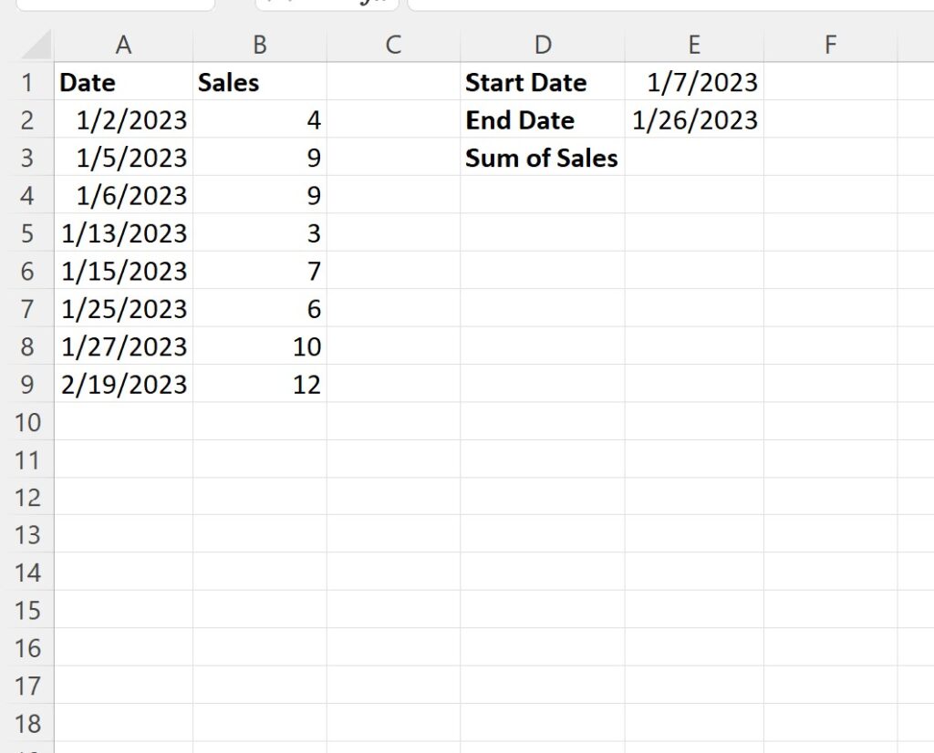 How Can I Sum Values In Vba Based On A Specific Condition Between Two Dates