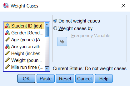 How Can Cases Be Weighted?