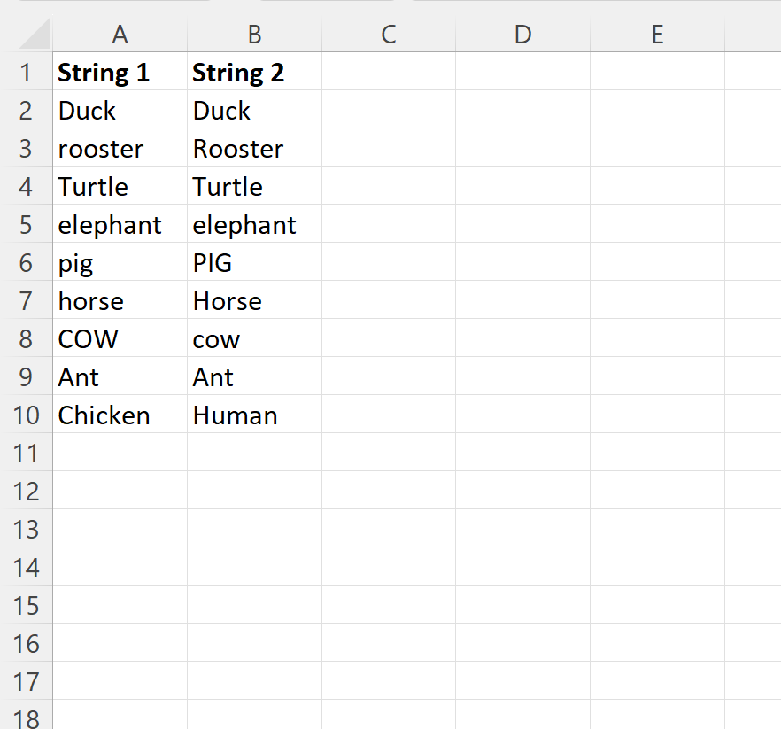 How Do You Compare Strings In VBA, And What Are Some Examples Of How To Do So?