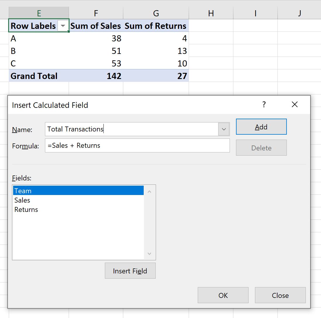 How Do I Delete A Calculated Field In A Pivot Table In Excel?