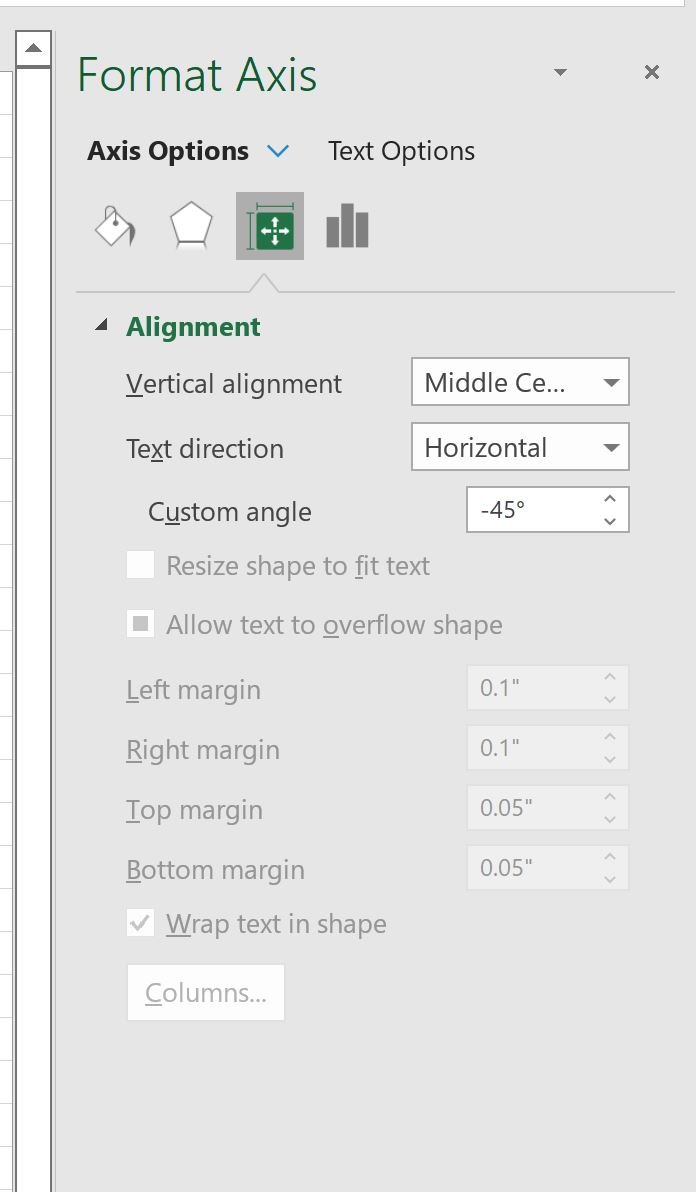 How Can I Rotate Axis Labels In Excel?