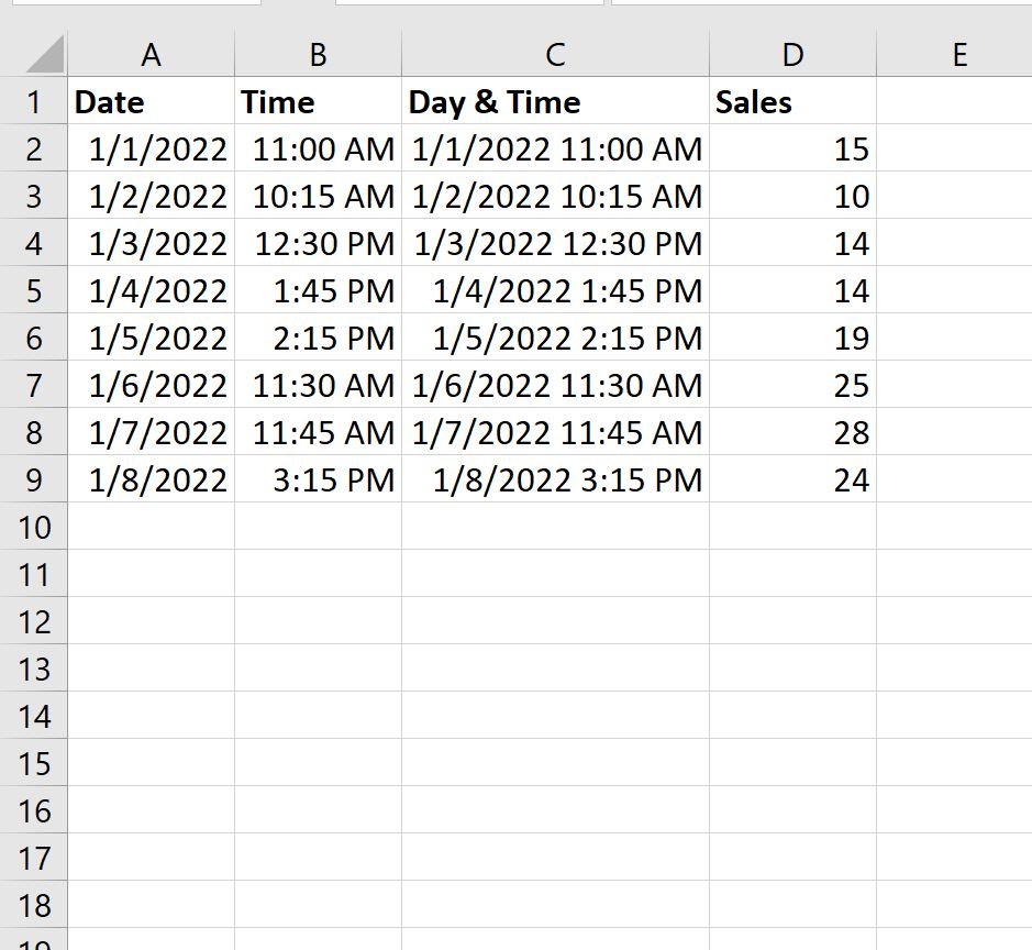 How Can I Create A Plot In Excel That Shows Time Over Multiple Days?