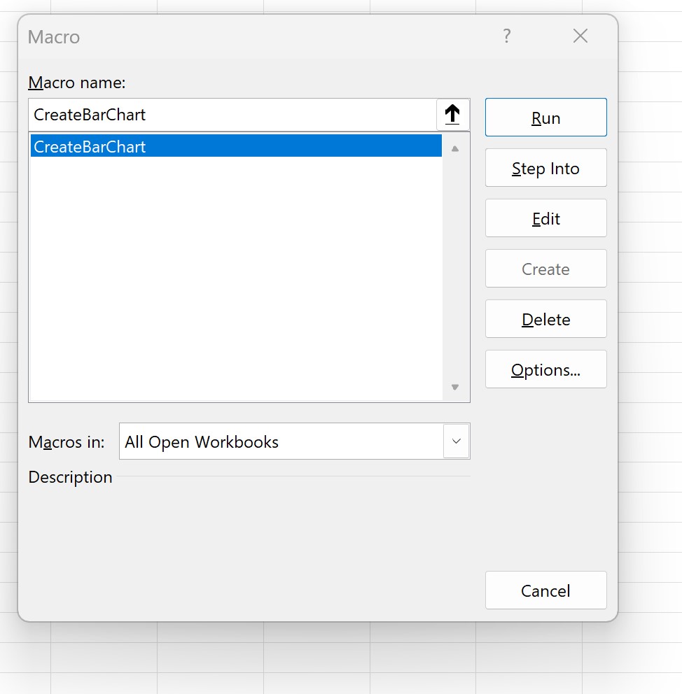 How Can I Create A Bar Chart In VBA, And What Is An Example Of How It Can Be Used?
