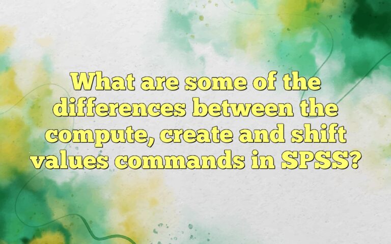 What Are Some Of The Differences Between The Compute, Create And Shift ...