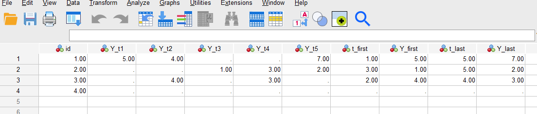 How Can I Retrieve The First And Last Non-missing Value Of A Variable For Each Unique Identifier?