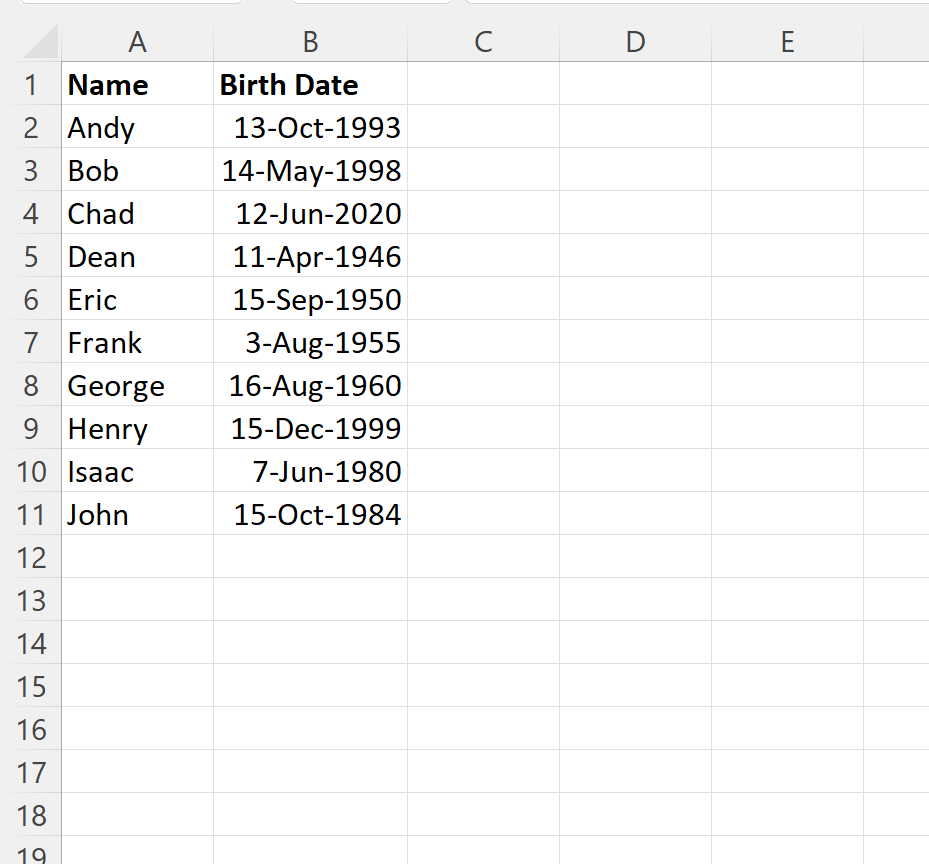 How Can I Use Excel To Calculate Someone's Age In Dd/mm/yyyy Format?