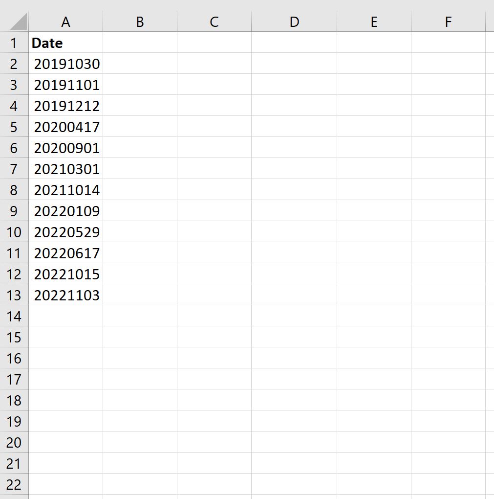 How Can I Convert A Date In The Format Yyyymmdd To A Standard Date
