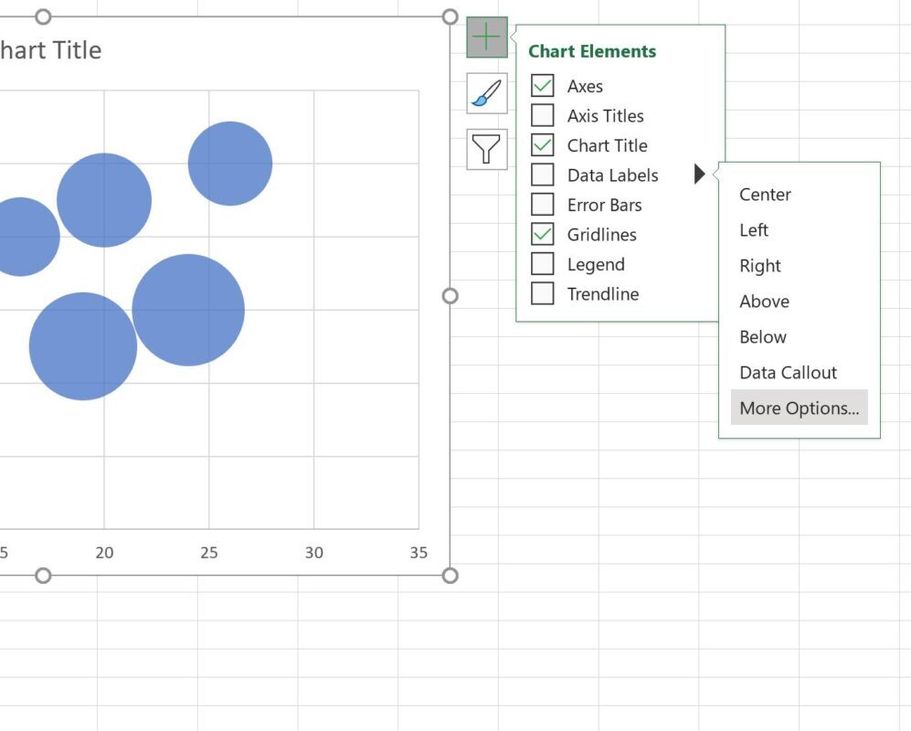 How Do I Create A Bubble Chart With Labels In Excel?