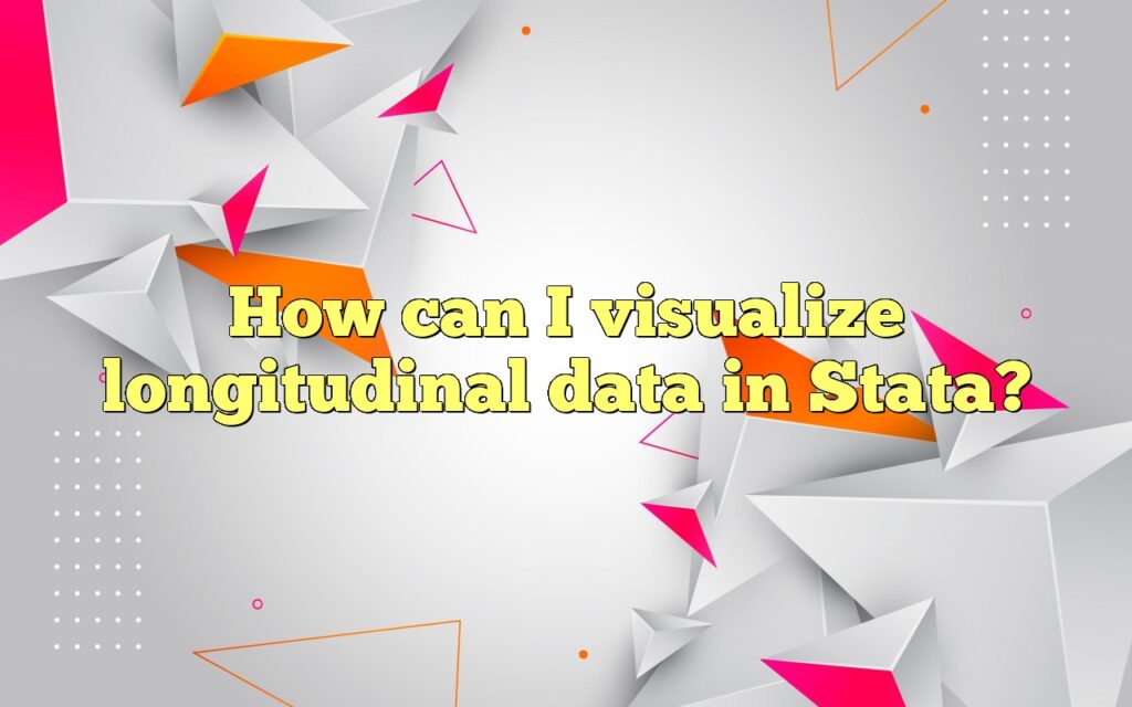 How Can I Visualize Longitudinal Data In Stata