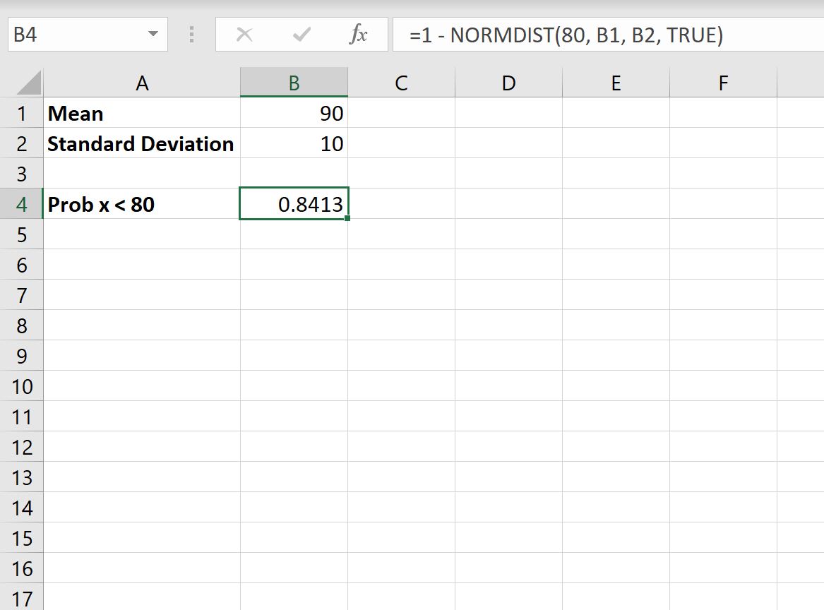 How Do You Calculate Normal Distribution Probabilities In Excel?