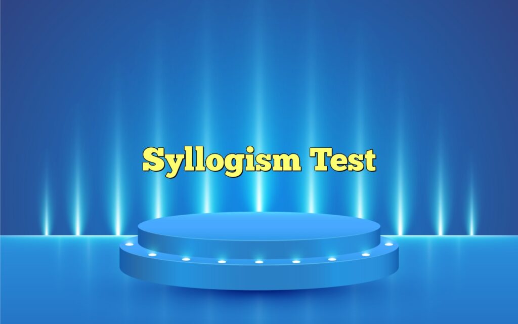 Syllogism Test